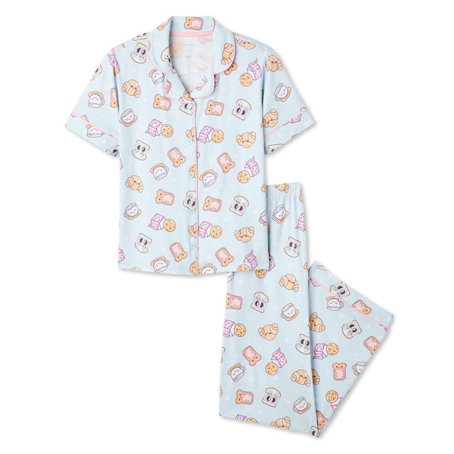 George Girls' Two Piece Pajama Set - Walmart.ca