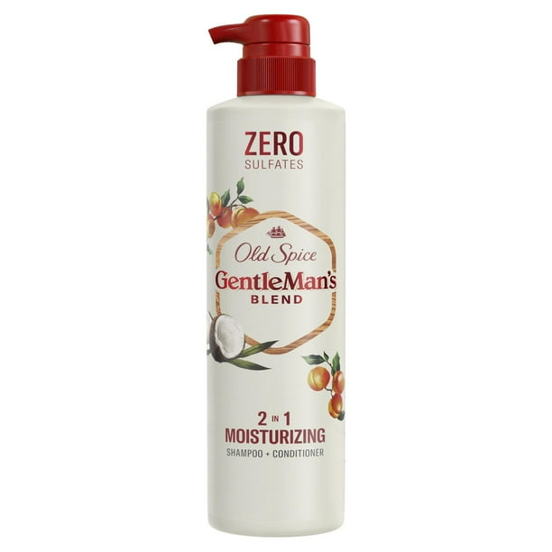 Old Spice Gentleman’s Blend with Apricot Kernel & Coconut Oil, 2in1 Moisturizing Shampoo and ...