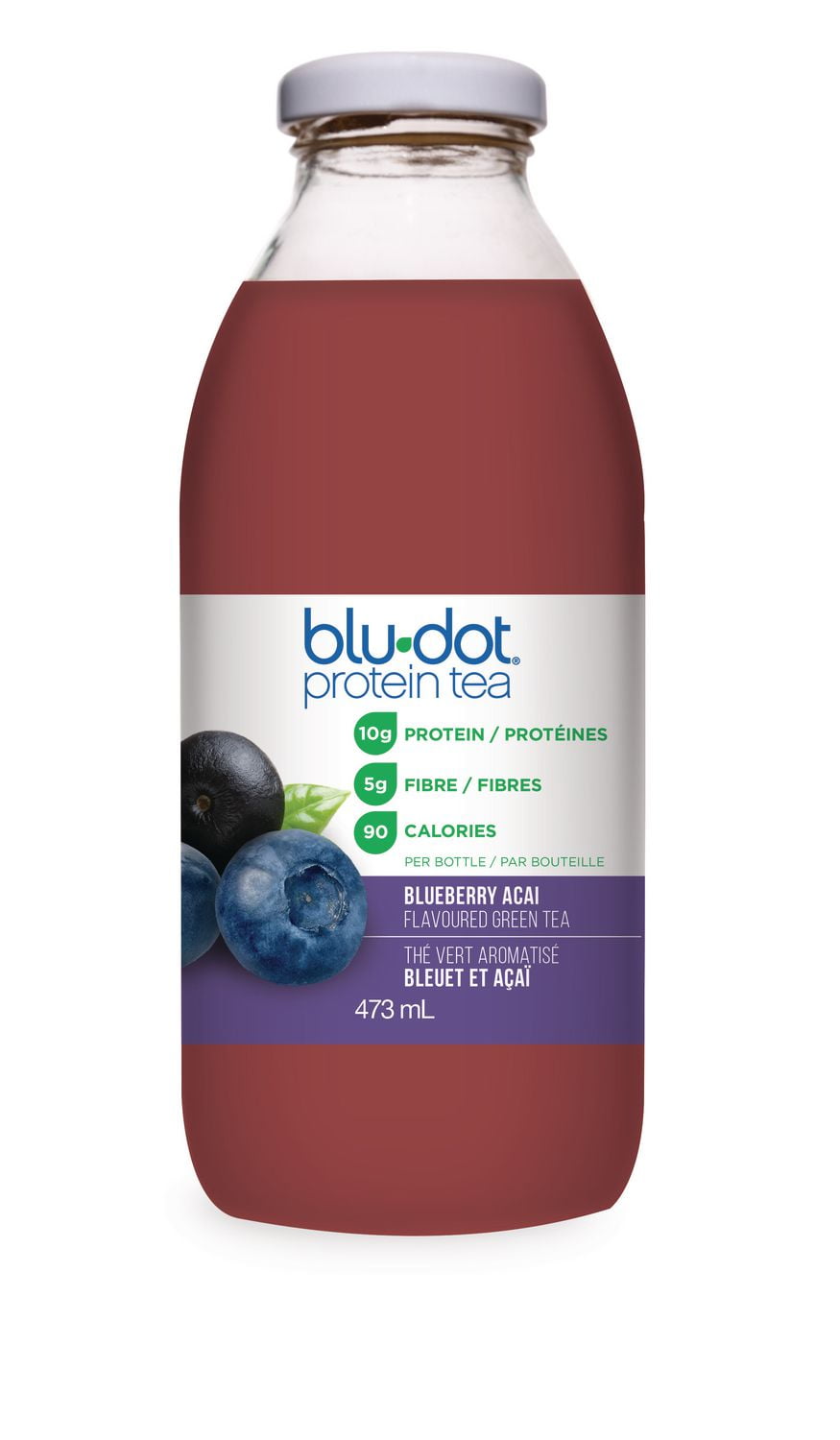 Blu Dot Protein Blueberry Acai Green Tea | Walmart Canada