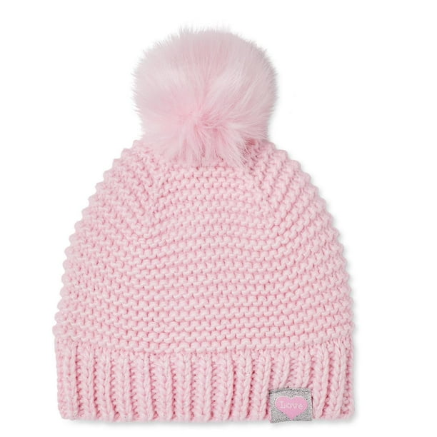 George Girls' Pompom Knit Toque - Walmart.ca