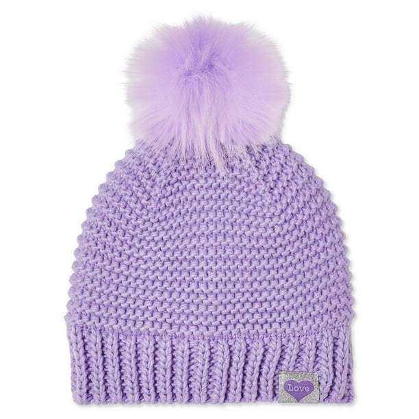 George Girls' Pompom Knit Toque - Walmart.ca