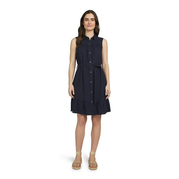 CHAPS BELTED DRESS, CHAPS BELTED DRESS - Walmart.ca