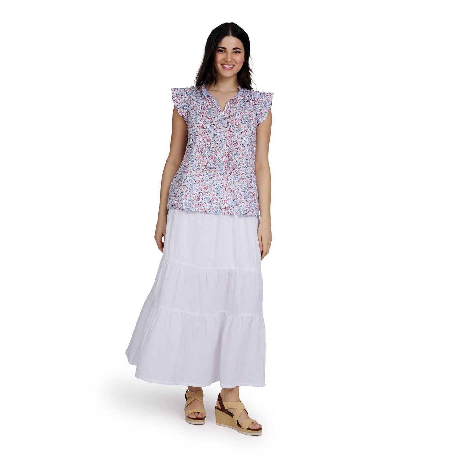 CHAPS FLUTTER TOP - Walmart.ca