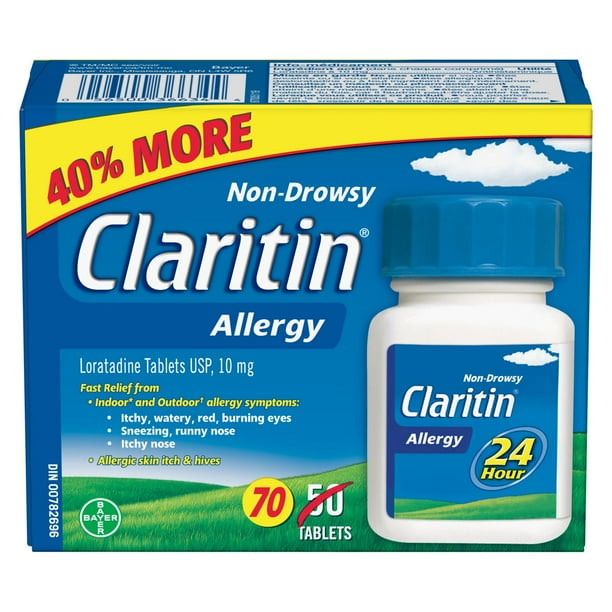 Claritin® 50+20 Tablets, 50+20 tablets - Walmart.ca