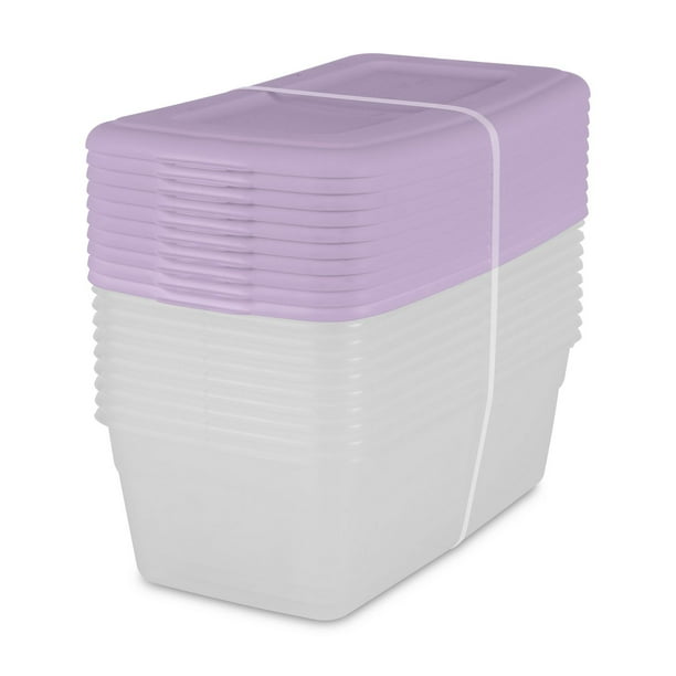 Sterilite Set Of (10) 5.7L Boxes Purple - Walmart.ca