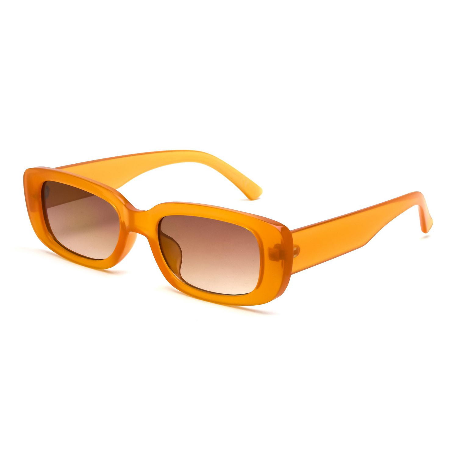 Click here for No Boundaries Womens Apricot Rectangle Sunglasses... prices