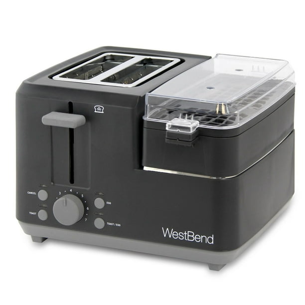 West Bend Multifunctional Breakfast Station, 2-Slice Toaster with Egg ...