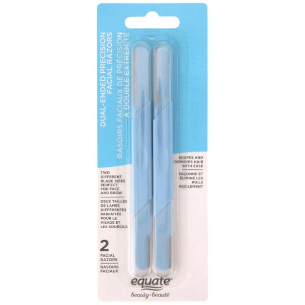 Equate Beauty Dual Ended Precision Facial Razors, 2 Pack - Walmart.ca