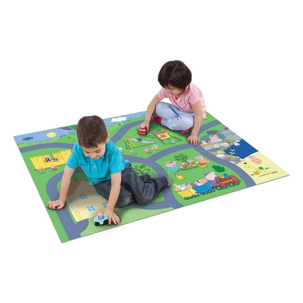 MegaMat Peppa Pig Play Mat with 2 Vehicles - Walmart.ca