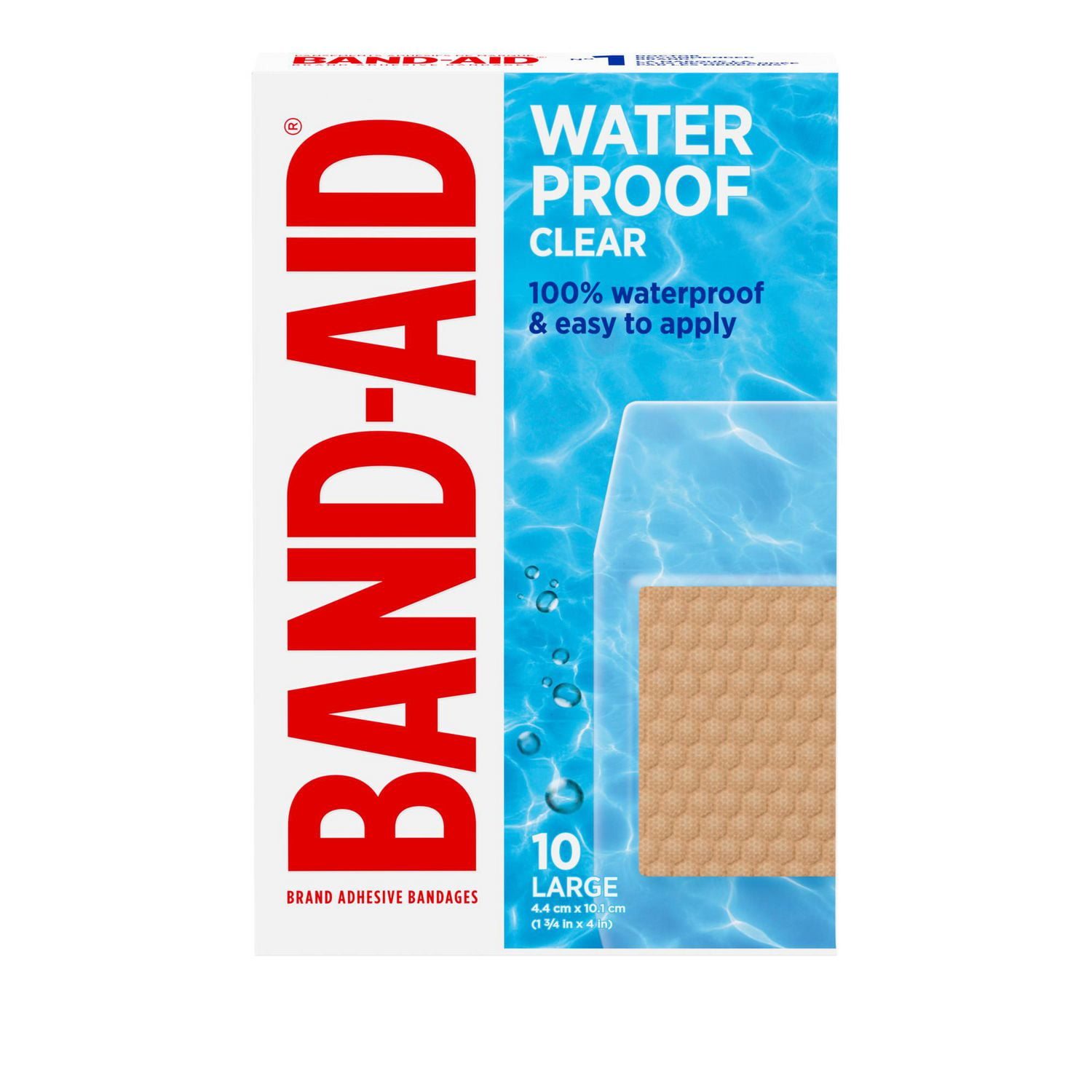 Click here for Band-Aid Brand Waterproof Clear Adhesive Bandages... prices