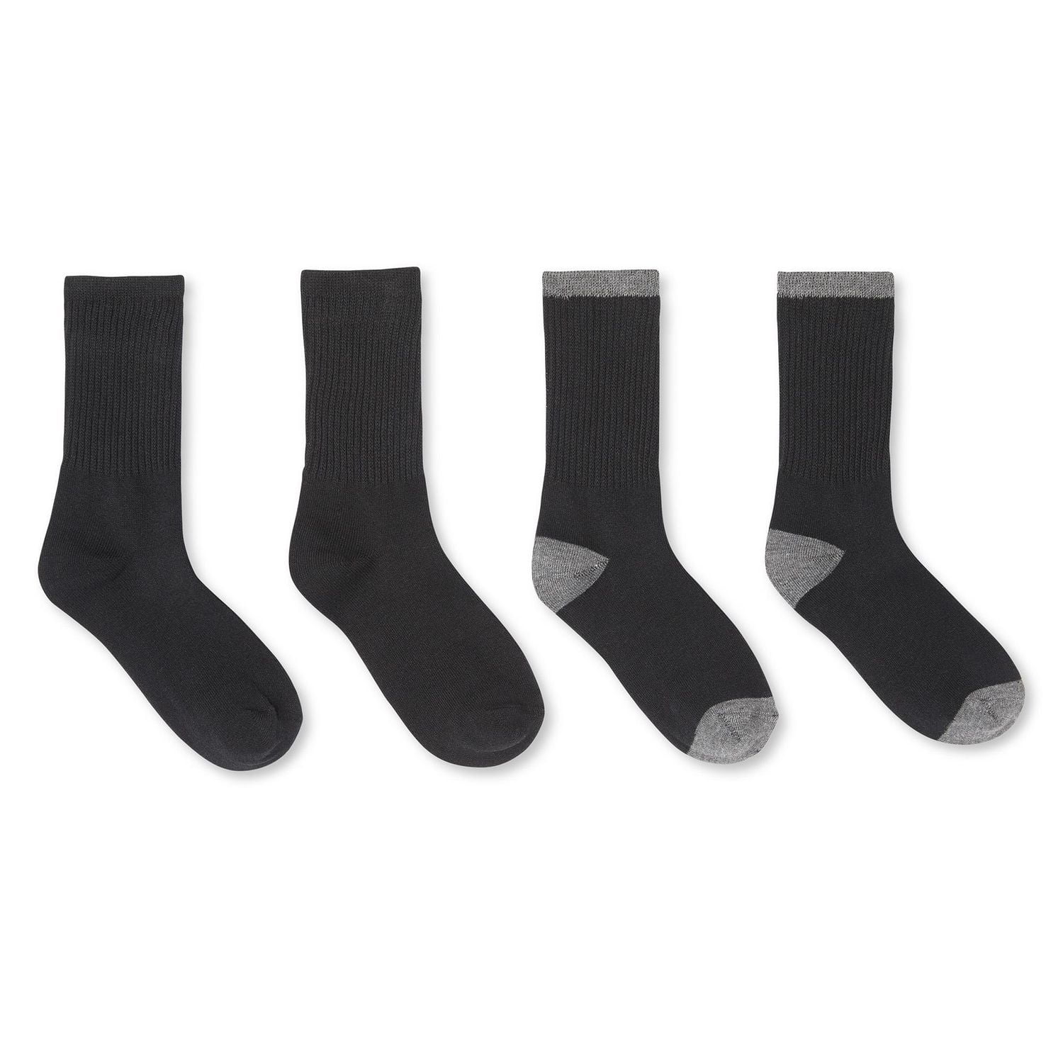 Click here for George Boys Rib Crew Socks 4-Pack 11-2 prices