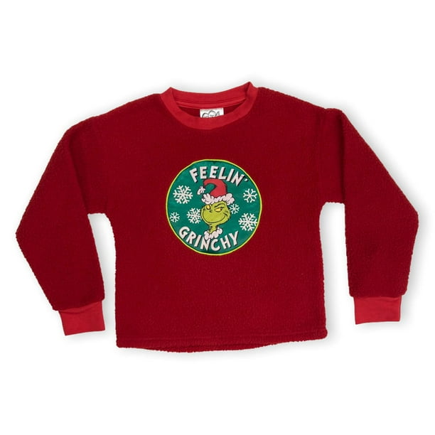 The Grinch Girls cropped popover. Bring your festive side wherever you ...