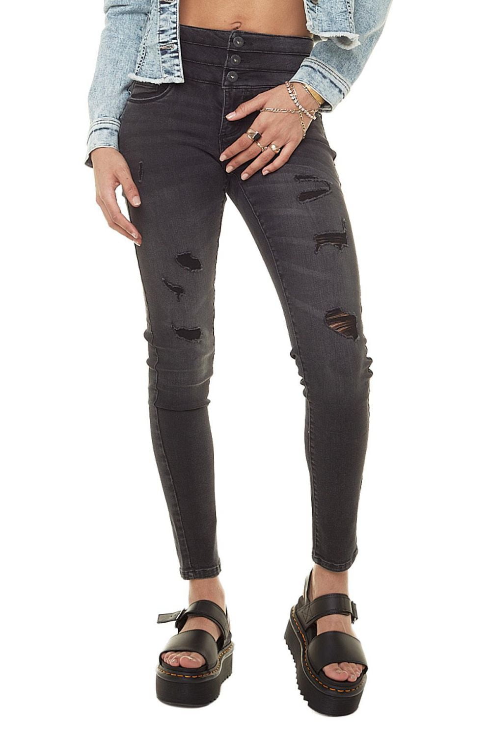 Click here for Jeaniologie Women High Waisted Skinny Jeans 6 prices
