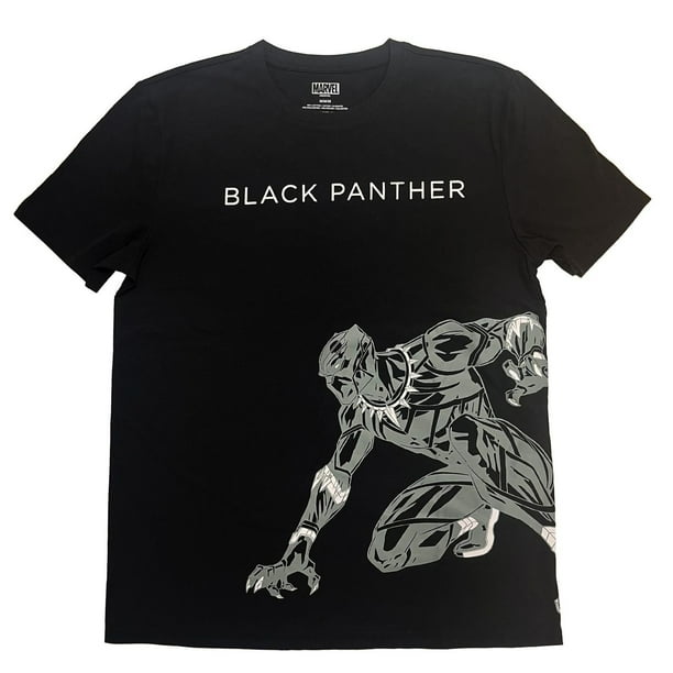 Marvel Mens Black Panther Outline Short Sleeve Crew Tee - Walmart.ca
