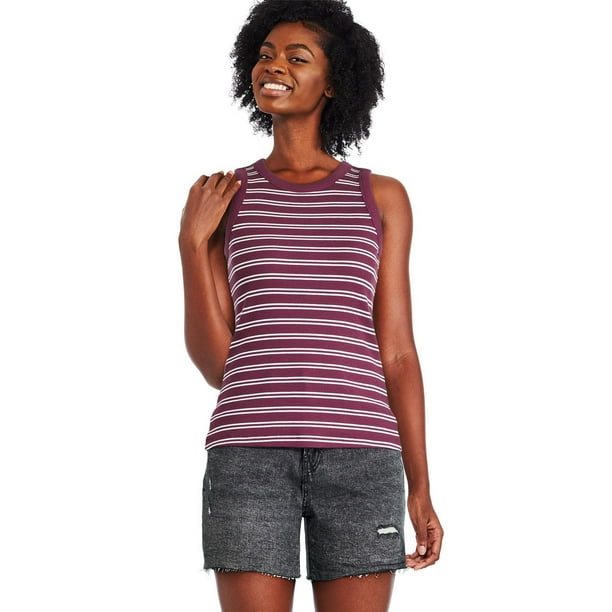 George Women's Printed Rib Tank - Walmart.ca