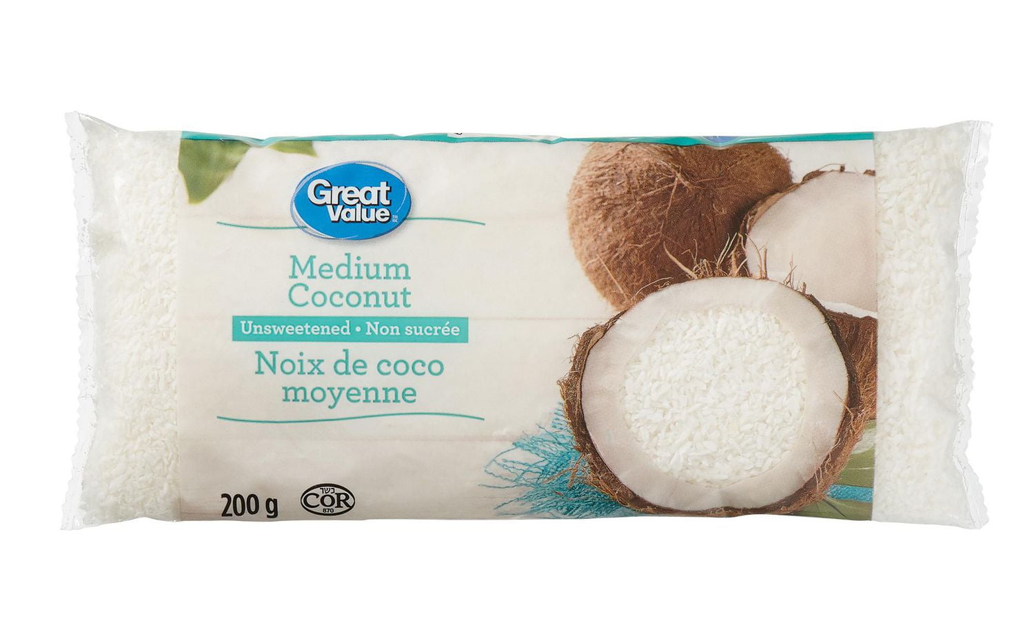 Great Value Unsweetened Medium Coconut | Walmart Canada