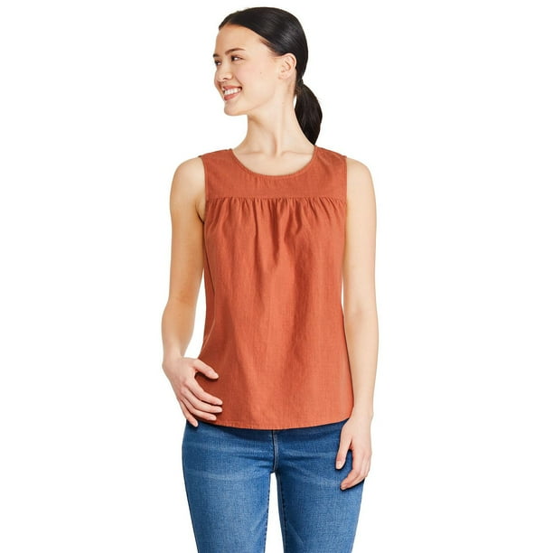 George Women's Gathered Yoke Blouse - Walmart.ca