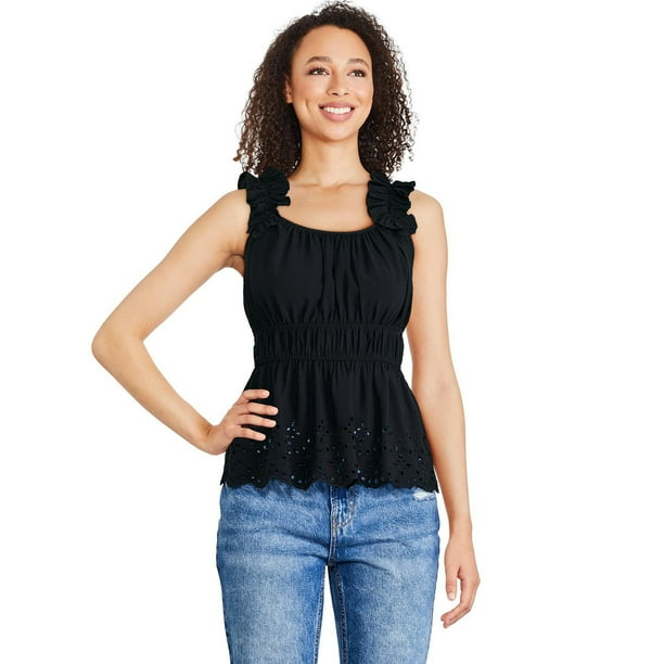 George Women's Eyelet Tank - Walmart.ca