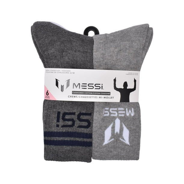 Messi 6pk Crew Socks - Walmart.ca