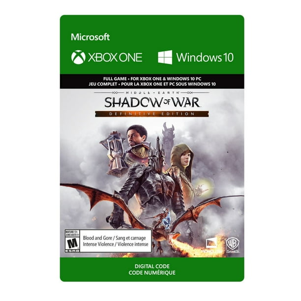 Xbox One Middle-earth: Shadow of War Definitive Edition [Download ...