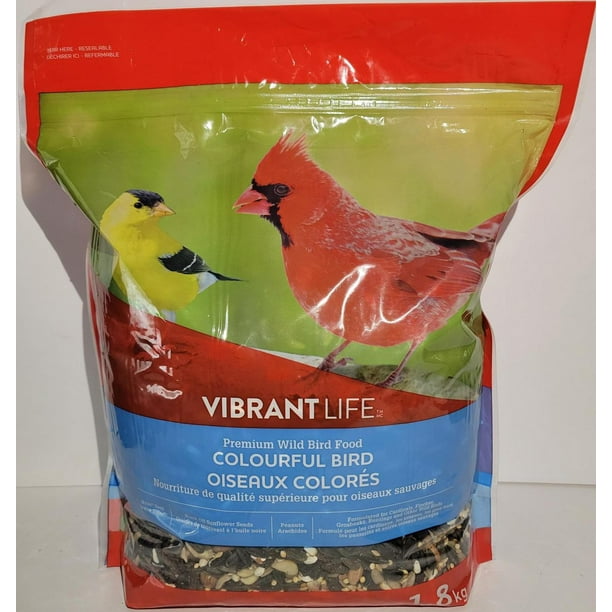 Vibrant Life Colourful Bird, Premium Wild Bird Food, 1.8KG - Walmart.ca