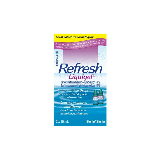 Refresh LiquidGel Eye Gel, 2x15mL - Walmart.ca