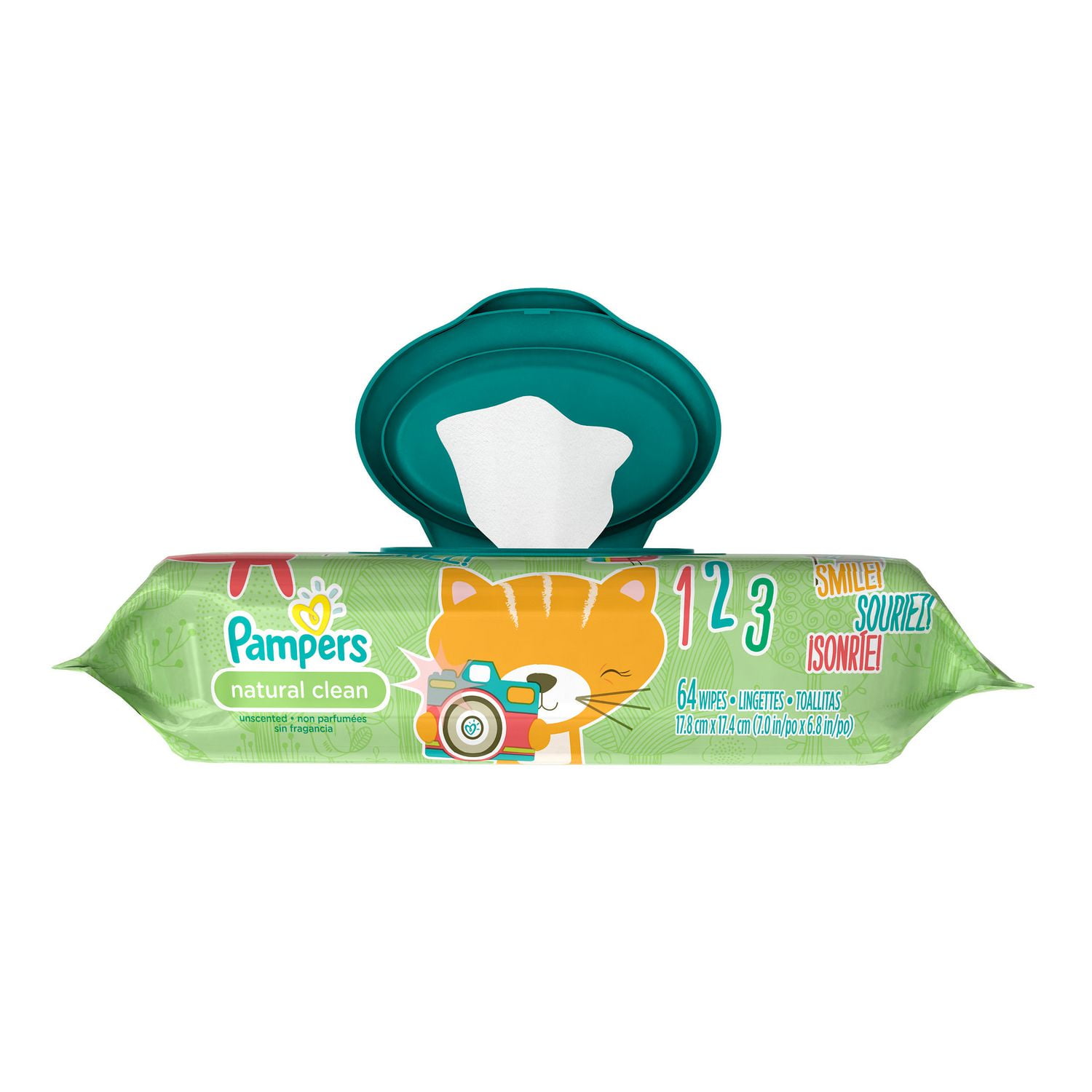 Pampers Natural Clean Unscented Wipes Fitment Pack | Walmart Canada