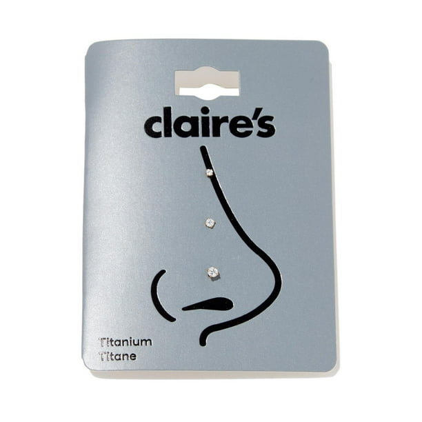 CLAIRES TITAN NOSE STUD 3 GOLD GRAD CZ - Walmart.ca