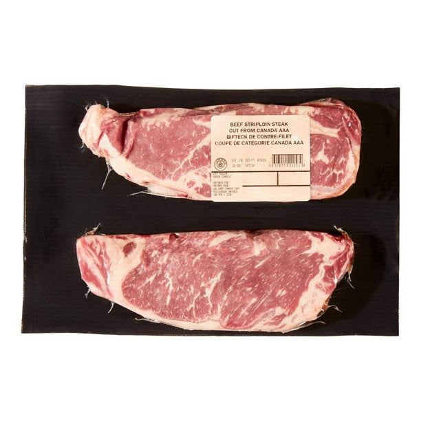 Beef Striploin Steak - Walmart.ca