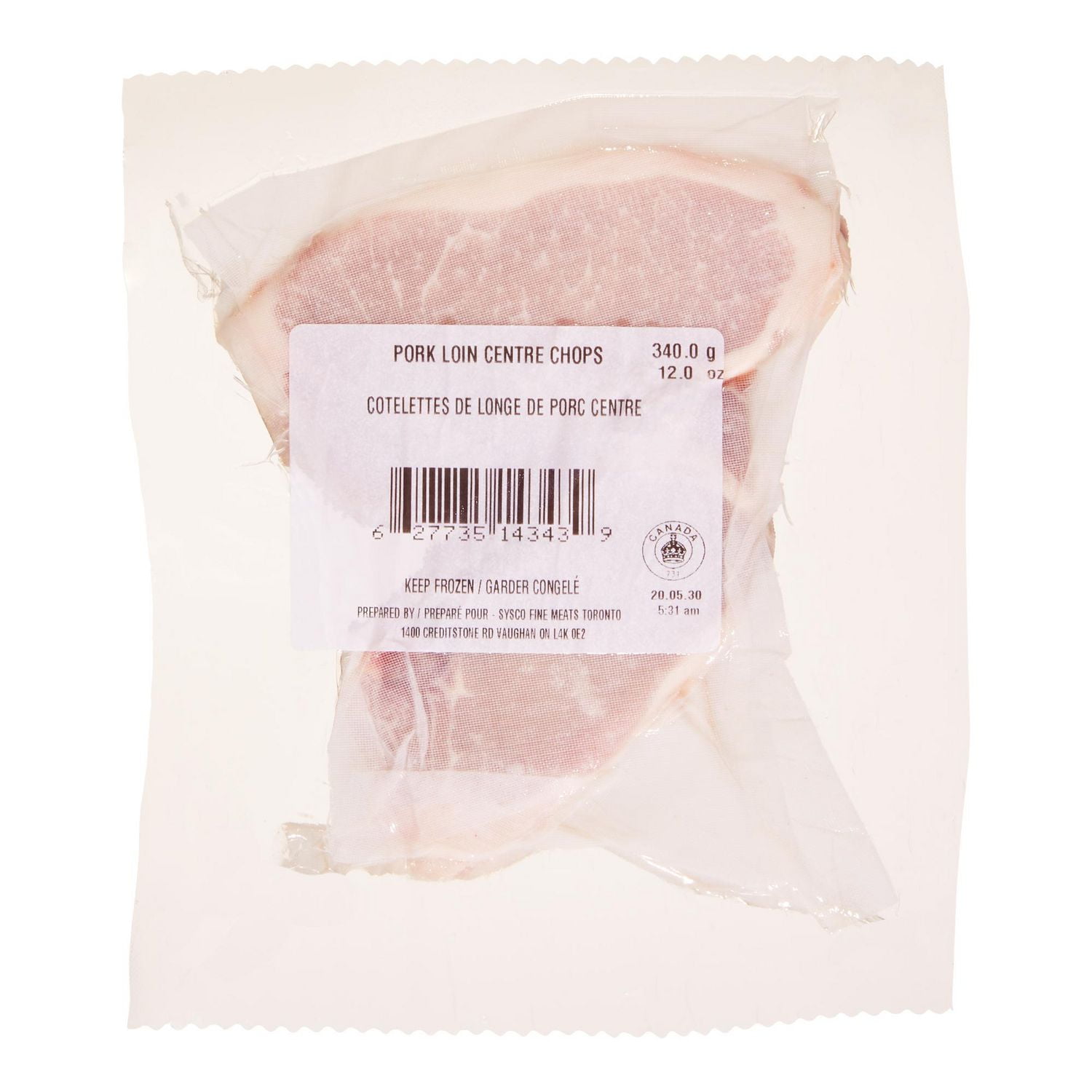 Pork Loin Centre Chops | Walmart Canada