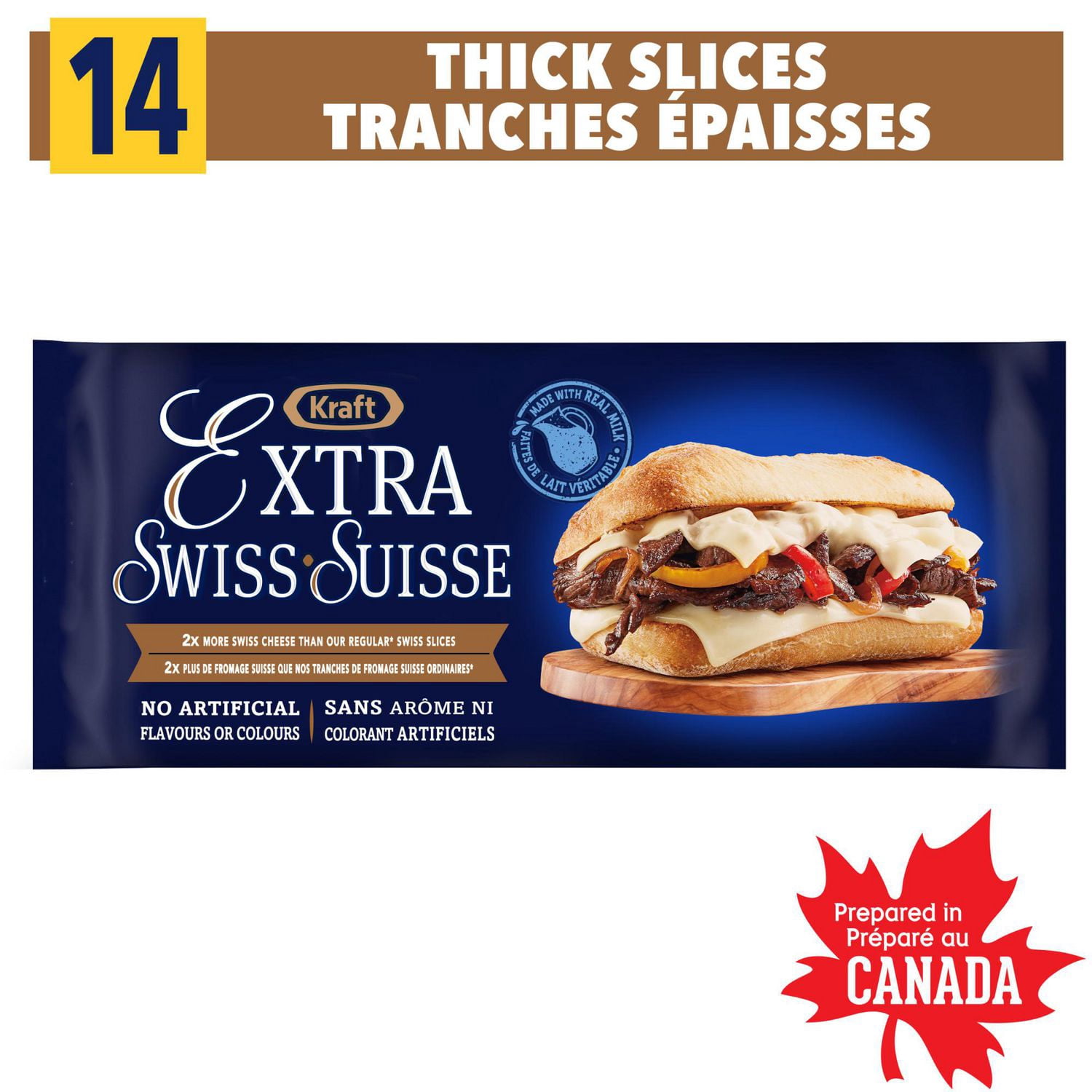 Click here for Kraft Extra Swiss Slices prices