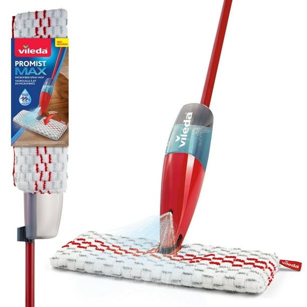 Vileda ProMist MAX Spray Mop – Microfibre Double-Sided Mop, 1 Piece ...