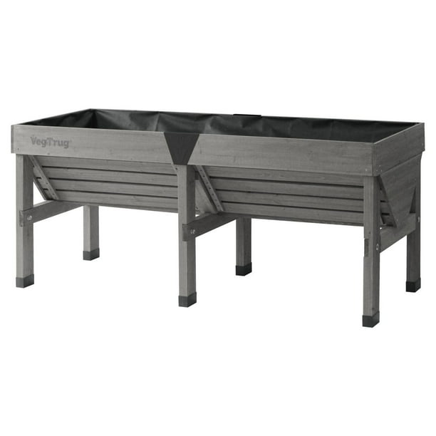 VegTrug Classic 1.8m Raised Garden Bed Planter - Grey - Walmart.ca