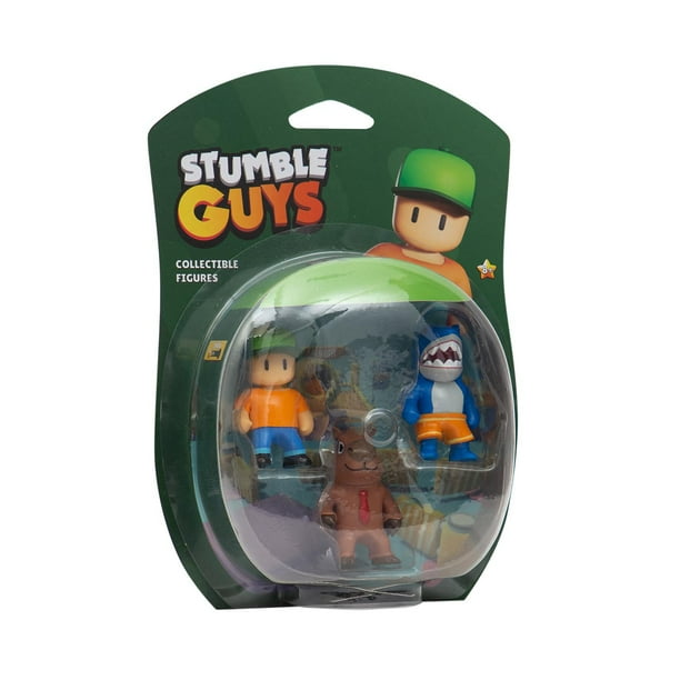 Stumble Guys Collectible Figures 3-pack Blister - Mr.Stumble, Megalodon ...
