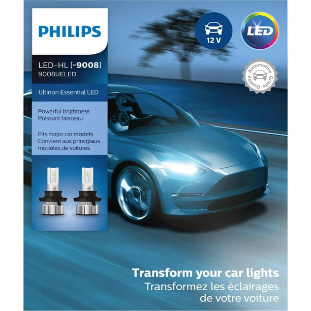 Philips 9008 Ultinon Essential LED Headlight, Pack of 2 - Walmart.ca