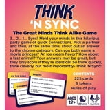 Gamewright Think 'n Sync The Great Minds Think Alike Game - Walmart.ca