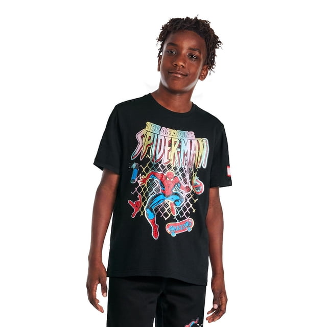 Marvel Boys' Spider-Man Graphic T-Shirt - Walmart.ca