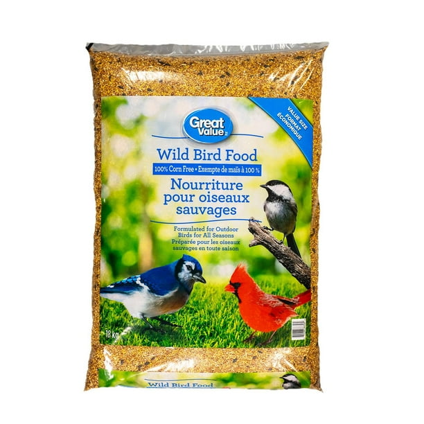 Great Value Wild Bird Food 18kg, GV WILD BIRD 18KG - Walmart.ca