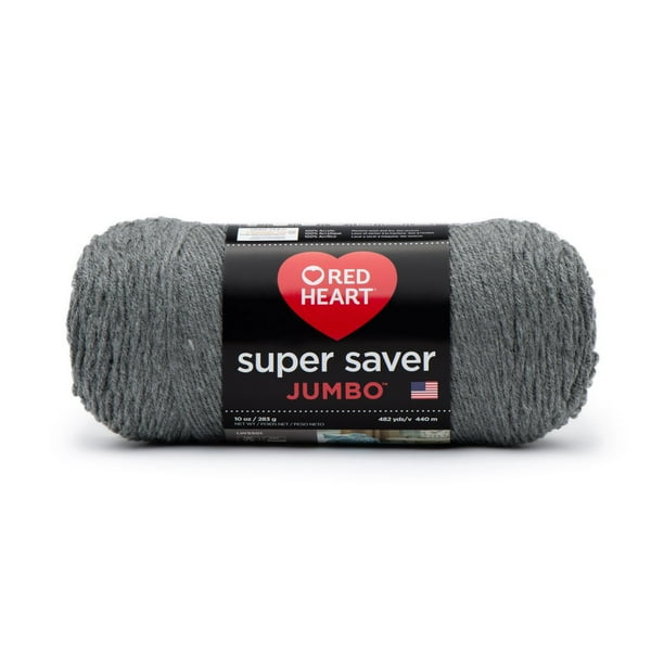 Red Heart® Super Saver® Jumbo Yarn, Acrylic #4 Medium, 10oz/283g, 482 ...