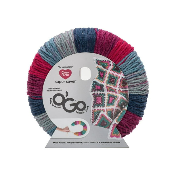 Red Heart® Super Saver® O'Go™ Yarn, Acrylic #4 Medium, 5oz/141g, 236 ...