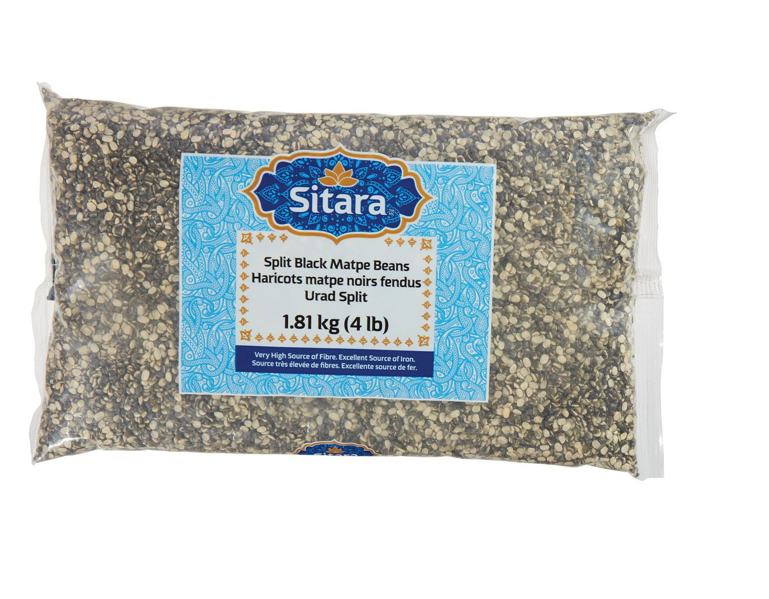 Sitara Urad Split Black Matpe Beans | Walmart Canada