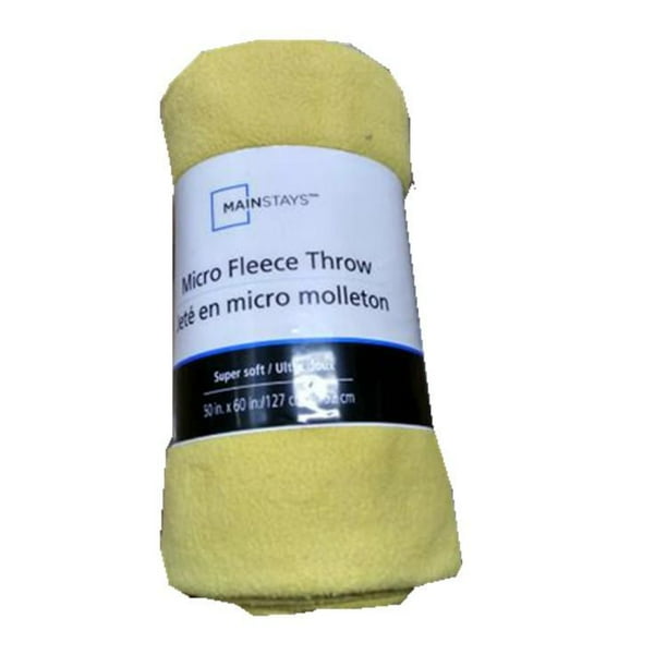 MAINSTAYS Micro Fleece Throw - Walmart.ca