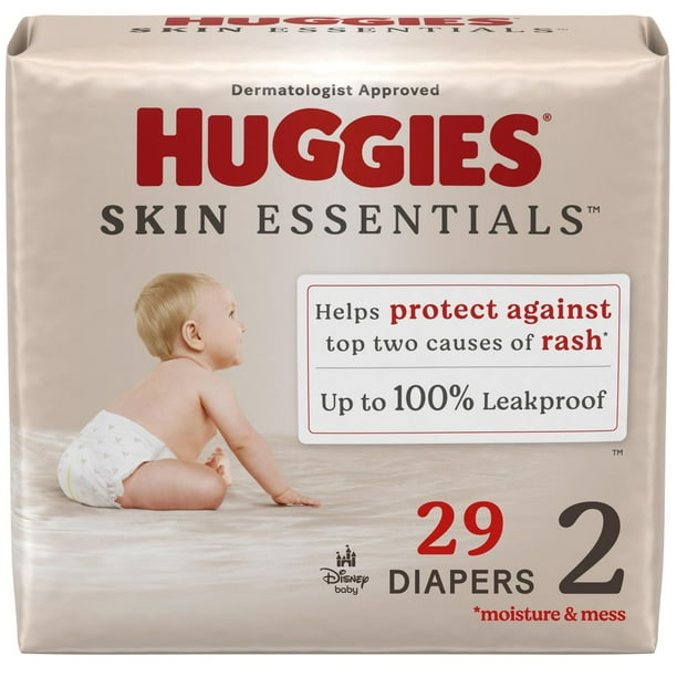 Huggies Skin Essentials Baby Diapers, Sizes: N-6, 31-15 Count - Walmart.ca