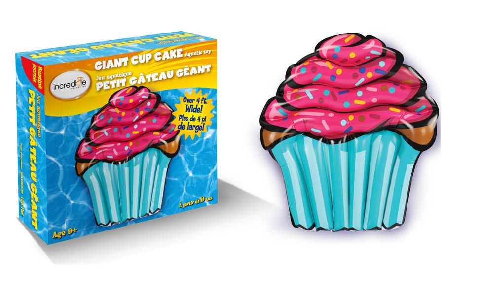 Incredible Novelties Inc Incredible Novelties Giant Cupcake Pool Float Incredible Novelties Inc Incredible Novelties Giant Cupcake Pool Float