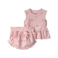 Carter's Child of Mine Baby Girl 2-Piece Short Set - Pink Ice Cream ...