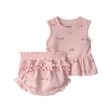 Carter's Child of Mine Baby Girl 2-Piece Short Set - Pink Ice Cream ...