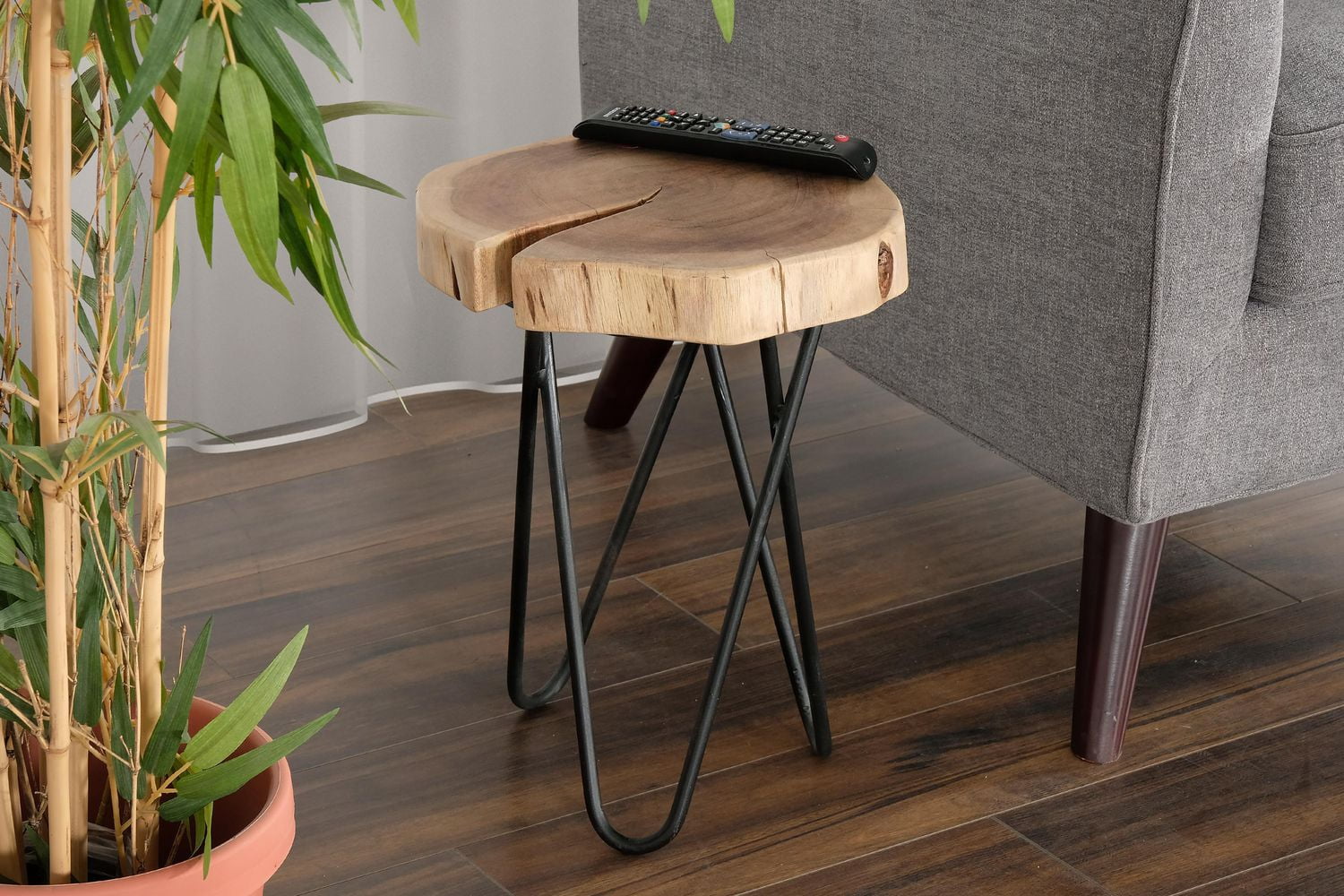 Primo International Mina Acacia Wood and Iron Accent Table | Walmart Canada