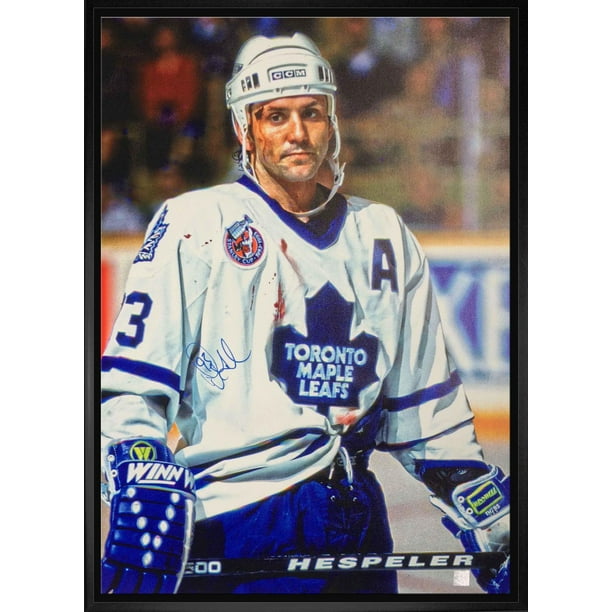 Officially licensed Doug Gilmour Signed Canvas Framed - Walmart.ca