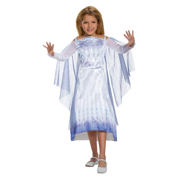Disguise Disney Frozen 2 Elsa Sea Classic Girls Costume Size Small ...