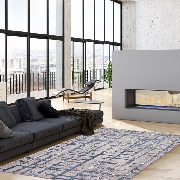 Ecarpet Modern Indoor Area Rug for Living Room Dining Room Anitra ...